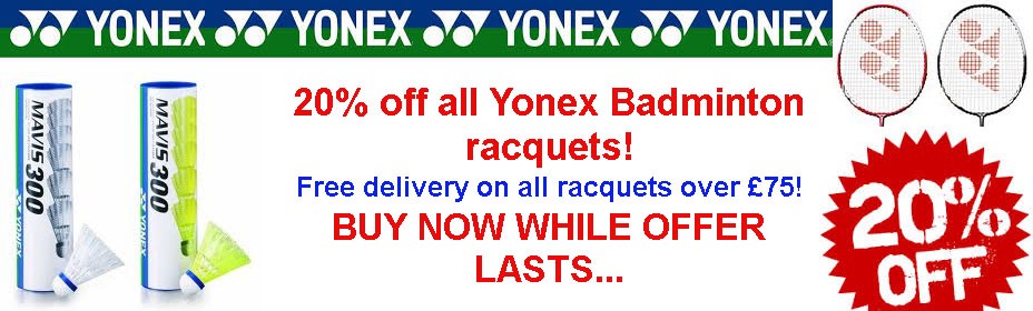 Yonex sale banner